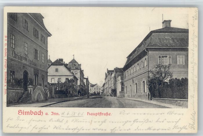 Simbach Inn Simbach Inn Hauptstrasse x / Simbach... | oldhting.de