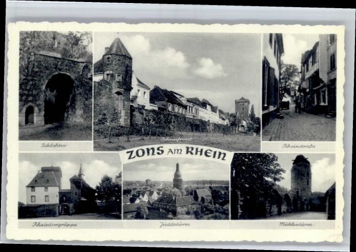 Zons Alte Festung Fliegeraufnahme / Dormagen /Rhein-Kreis Neuss LKR Nr ...