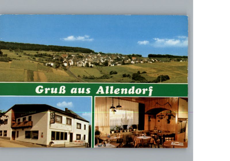 Allendorf Katzenelnbogen Landgasthaus Zum Dorfkrug / Allendorf /Rhein ...