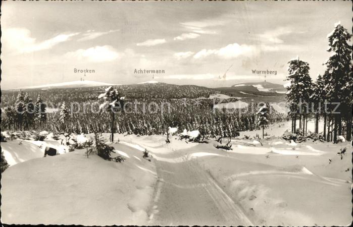 Braunlage Panorama mit Brocken.. | Ansichtskarten günstig