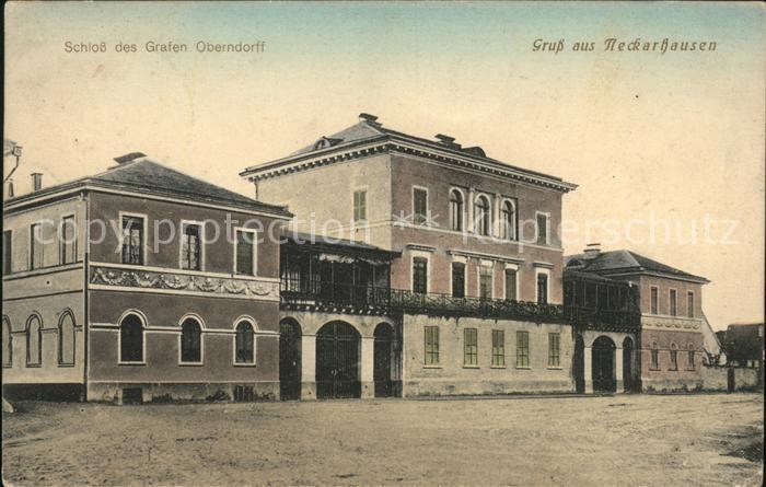 Neckarhausen Edingen Schloss des Grafen Oberndorff / Edingen ...