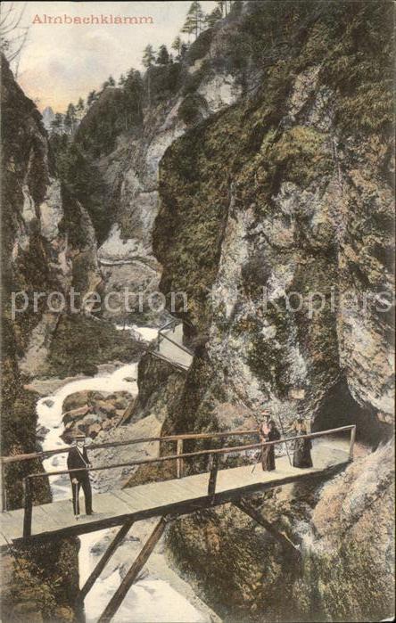 Affalterbach Wuerttemberg Altnbachklamm Kat. Affalterbach Nr. ka00049 ...