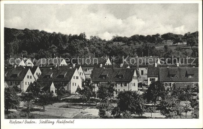 Niefern Siedlung Haufental / Niefern-oeschelbronn /Enzkreis LKR Nr ...