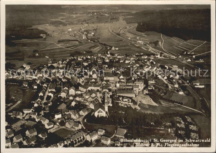 St Georgen Schwarzwald Fliegeraufnahme * Nr. wu50440 - oldthing ...