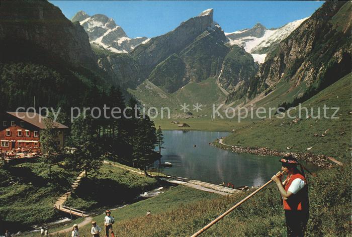 Seealpsee Alphornblaeser Altmann Rotsteinpass Rossmad Saentis ...