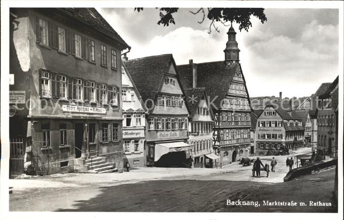 Backnang Partie am Rathaus Kat. Backnang Nr. kv72709 - oldthing ...