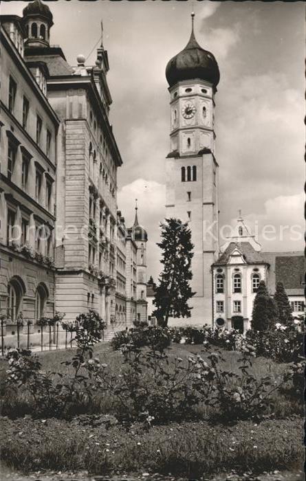Ursberg Mutterhaus mit Pfarrkirche Kat. Ursberg Nr. dk11454 - oldthing ...
