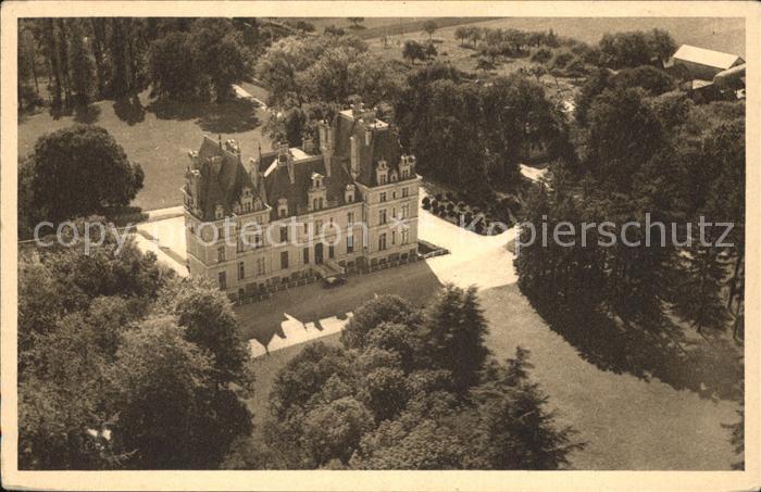 Chevire le Rouge Chateau de la Roche Hue vue aerienne Kat. Chevire le ...