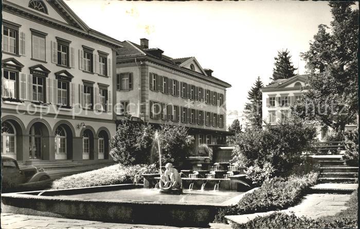 Heiden AR Kirchplatz Brunnen / Heiden /Bz. Vorderland Nr. wf41638 ...