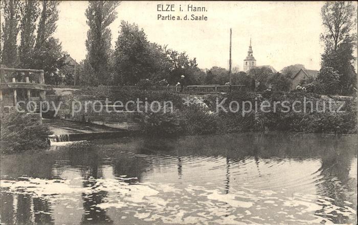 Elze Leine Partie an der Saale Kat. Elze Nr. dd51086 - oldthing ...
