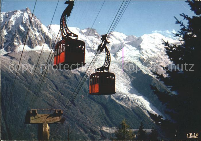 Chamonix Aiguille du Midi Mont Blanc Seilbahn Kat. Chamonix Mont Blanc Nr. ke13600 - oldthing ...