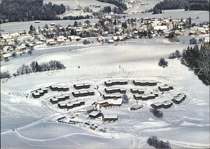 Scheidegg Allgaeu Fliegeraufnahme Feriendorf Erholungswerkes DBP Kat ...