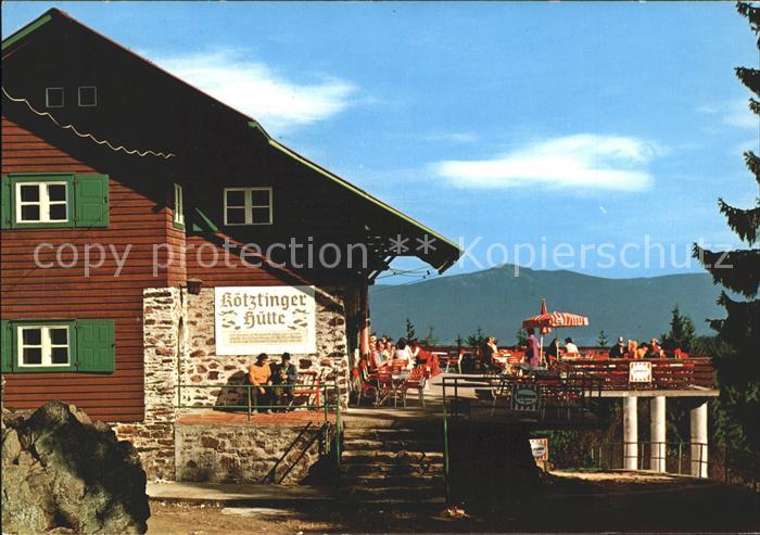 Koetzting Koetztinger Huette Kaitersberg Kat. Bad Koetzting Nr. ke45779 ...