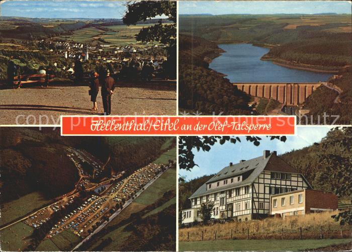 AK / Ansichtskarte Hellenthal Eifel mit Olef Talsperre und ...