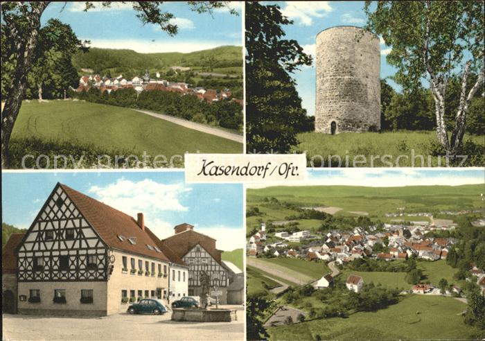Kasendorf Oberfranken Turm Gasthaus Ortsansichten Kat. Kasendorf Nr ...
