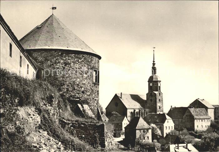 Dohna Sachsen Burg mit Oberstadt und Kirche Kat. Dohna Sachsen Nr ...