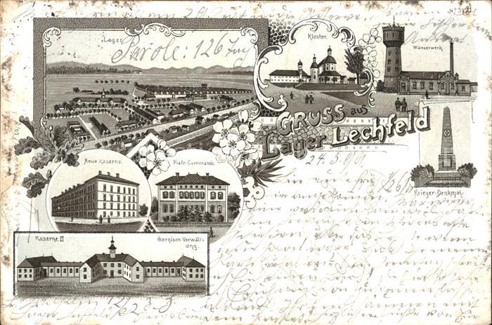Lechfeld Lager Kaserne Lager Wasserwerk / Schwabmuenchen /Augsburg LKR ...