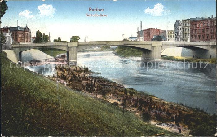 Ratibor Oberschlesien Schlossbruecke / Raciborz / Nr. cx51678 ...
