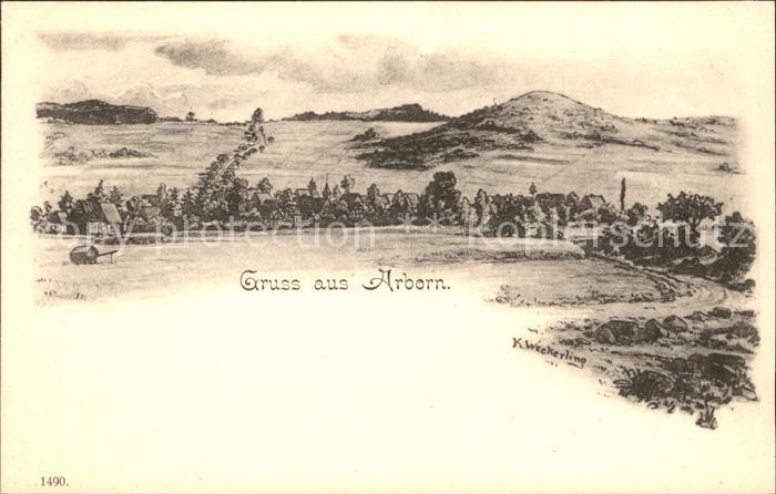 Arborn Kuenstlerkarte K. Weckerling / Greifenstein /Lahn-Dill-Kreis LKR ...