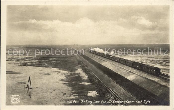 Insel Sylt Zug auf dem.. | Ansichtskarten günstig