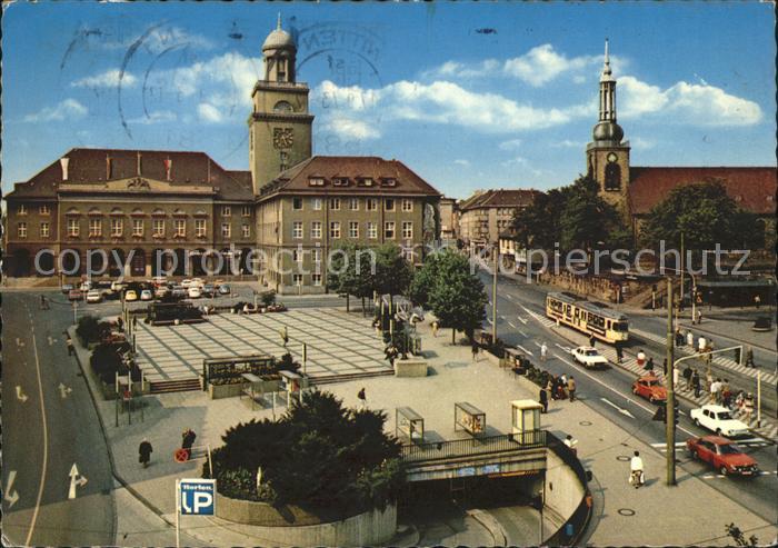 AK / Ansichtskarte Witten_Ruhr Bahnhofstrasse Rathausplatz ...