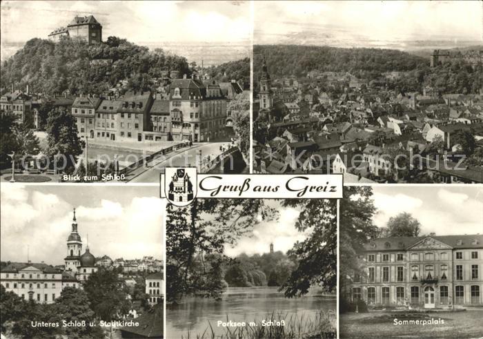 AK / Ansichtskarte Greiz_Thueringen Oberes Schloss Alte Wache ...