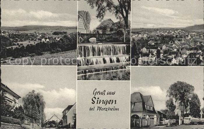 Singen Remchingen Panorama Staustufen Ortsansichten Kat. Remchingen Nr ...