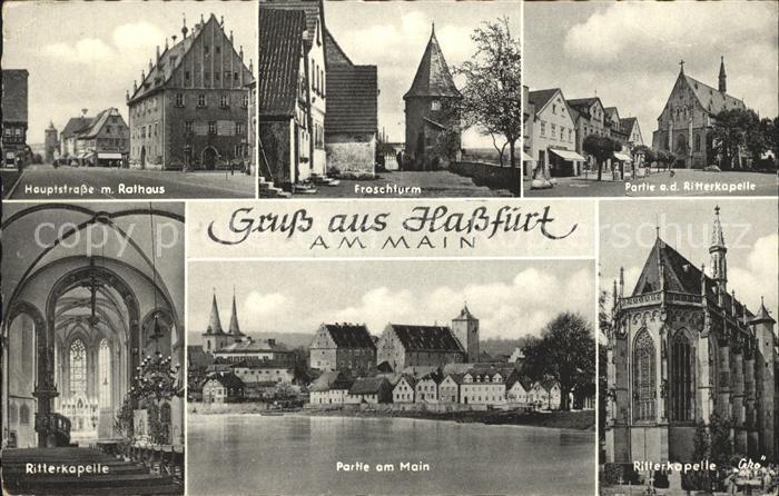 Hassfurt Hauptstr Rathaus Froschturm.. | Ansichtskarten günstig