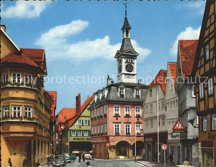 AK / Ansichtskarte Aalen Altes Rathaus katholische Salvatorkirche ...