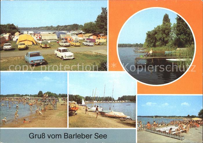 Barleben Camping am Barleber See Strand Teilansichten Kat. Barleben Nr ...
