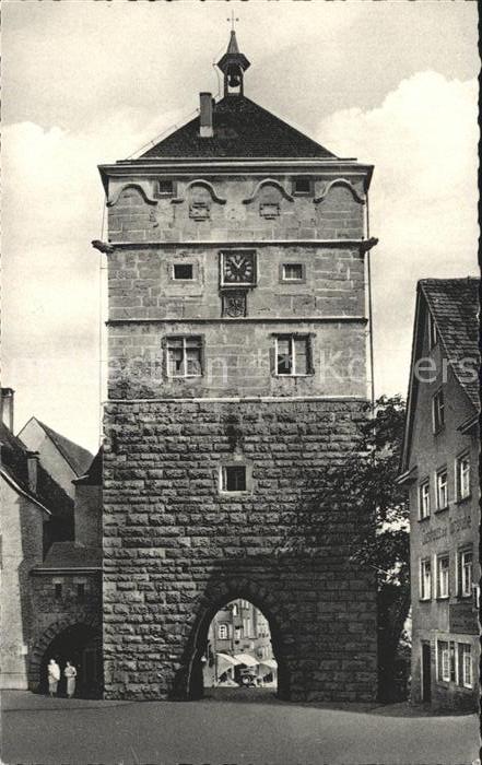 Rottweil Neckar Hauptstrasse Schwarzes Tor Kat. Rottweil Nr. de22623 ...