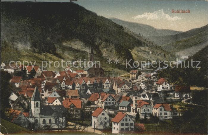 Schiltach Stadtansicht / Schiltach Schwarzwald /Rottweil LKR Nr ...