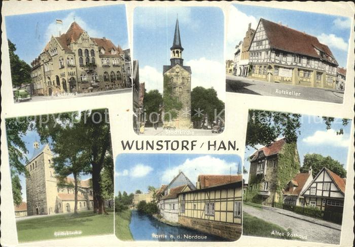 Wunstorf Rathaus Kat. Wunstorf Nr. dk59877 - oldthing: Ansichtskarten ...