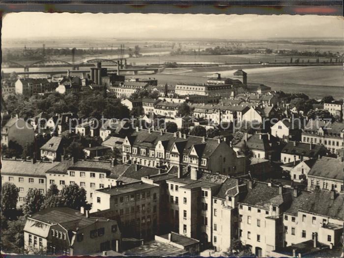 AK / Ansichtskarte Riesa Sachsen Sehenswuerdigkeiten der Stadt Elbe ...