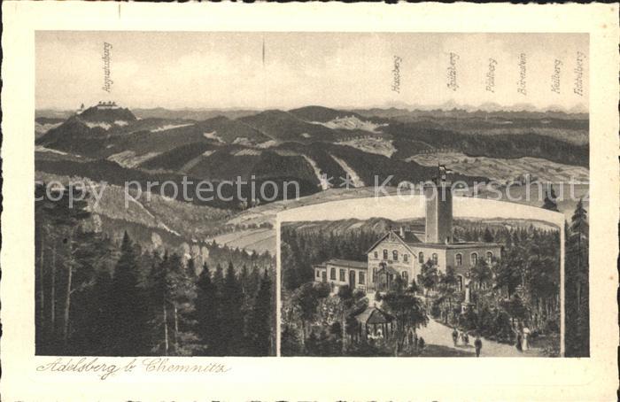 Adelsberg Chemnitz mit Turm Kat. Chemnitz Nr. dg20316 - oldthing ...
