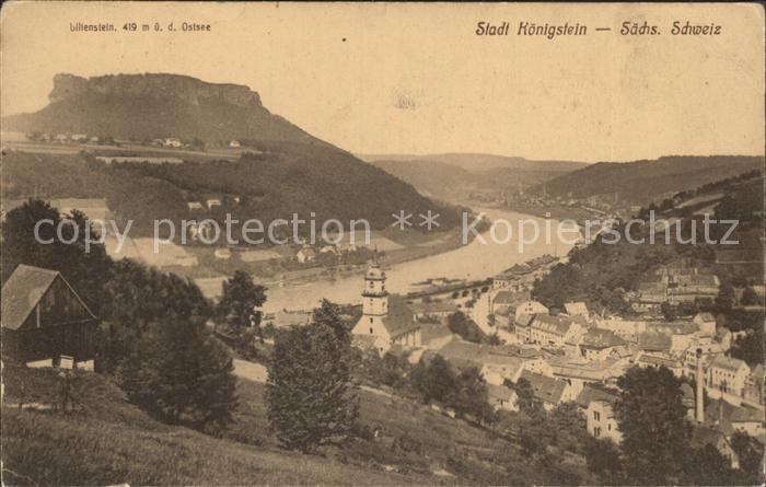 Koenigstein Saechsische Schweiz.. | Ansichtskarten günstig