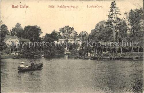 Bad Elster Hotel Reichsverweser Louisa See Kat. Bad Elster Nr. dp22442 ...