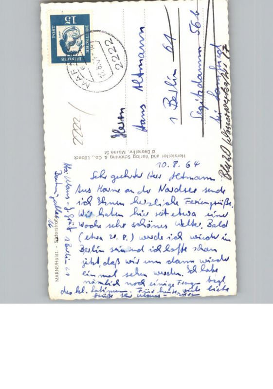 Marne Holstein Suederstrasse / Marne /Dithmarschen LKR Nr. k102682 ...