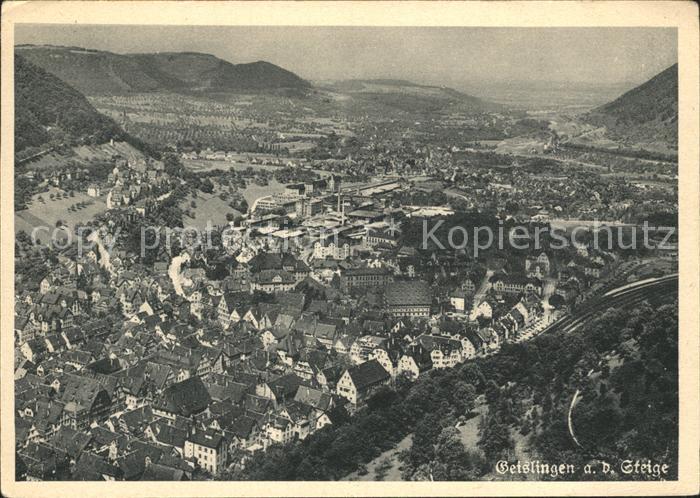 Geislingen Steige Fliegeraufnahme Kat. Geislingen an der Steige Nr ...