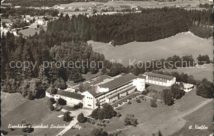 Lindenberg Allgaeu Eisenbahn Waisenhort Fliegeraufnahme Kat. Lindenberg ...