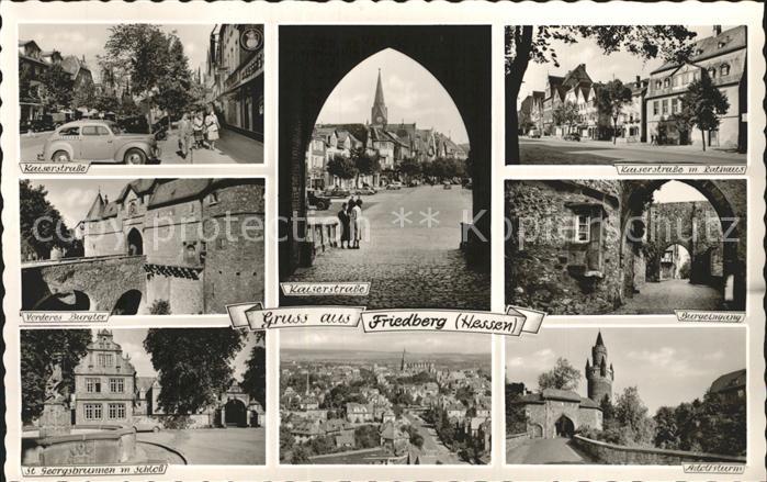 AK Friedberg i. H., Burgeingang Nr. 10546152 - oldthing: Ansichtskarten ...