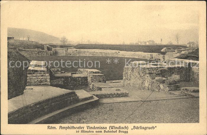 Windisch AG Roem. Amphitheater Vindonissa Baerlisgrueb Kat. Windisch Nr ...