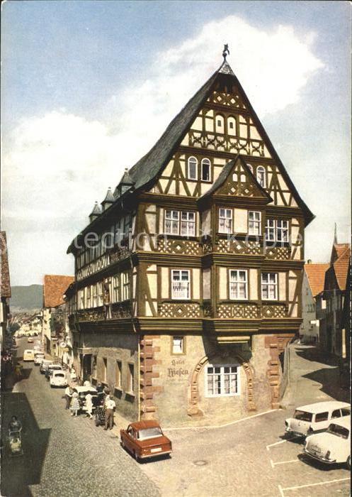 Miltenberg Main Gasthaus zum Riesen Deutschlands aeltestes Gasthaus 12 ...