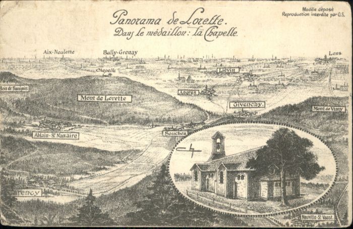 Lorette Loire Lorette Givenchy Aix Noulette Souchez Mont Vimy x ...