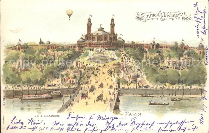 Paris Exposition Universelle de 1900 Le Trocadero Kat. Paris Nr ...