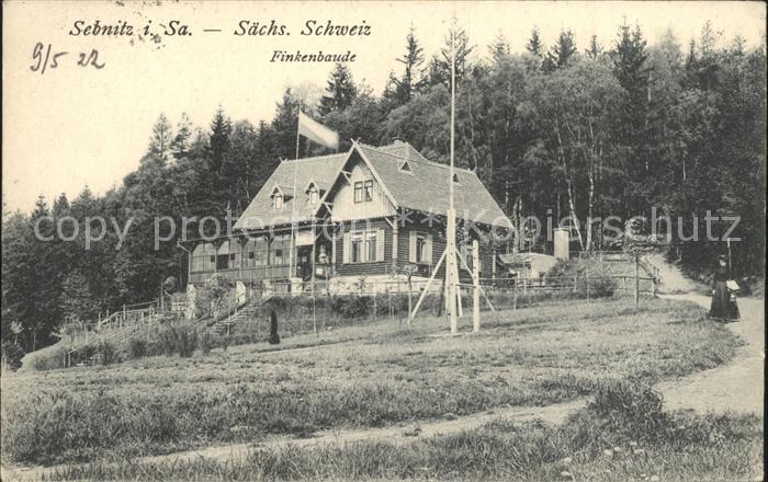 Sebnitz Finkenbaude Kat. Sebnitz Nr. wx89198 - oldthing: Ansichtskarten ...