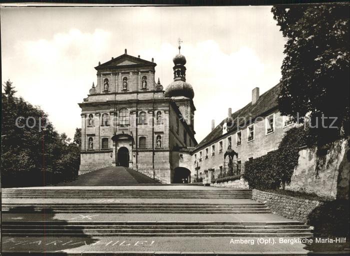 Amberg Oberpfalz Bergkirche Maria Hilf Kat. Amberg Nr. dp43124 - oldthing: Ansichtskarten Bayern