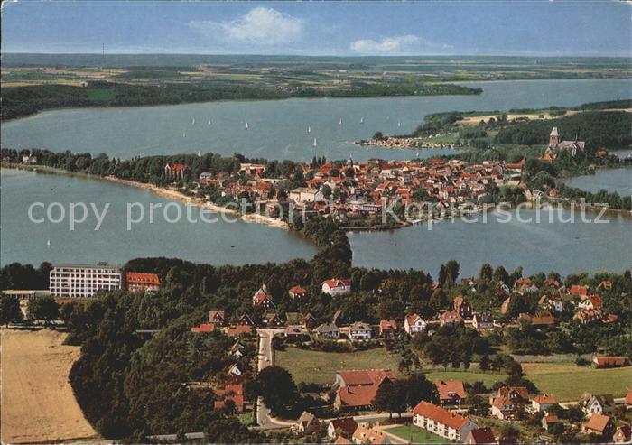 Ratzeburg Inselstadt Naturpark Lauenburgische Seen Fliegeraufnahme Kat ...