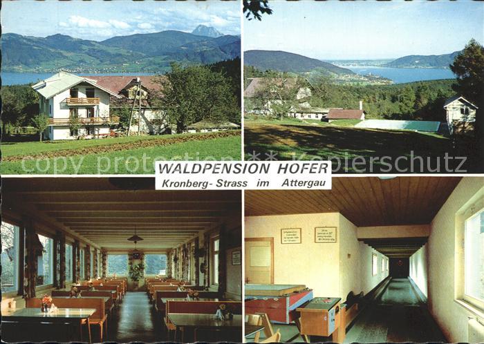 Strass Attergau Kronberg Waldpension Hofer Kegelbahn Kat. Strass im ...