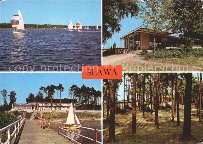 Schlawe Pommern See Campingplatz Kat. Slawno Nr. kg92758 - oldthing ...